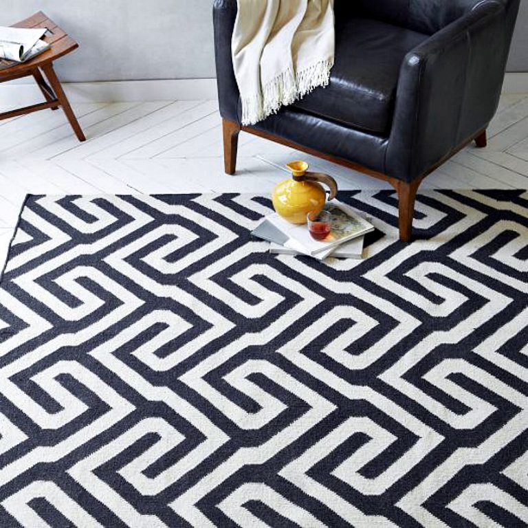 Elegance at your door step with black and white rugs – goodworksfurniture