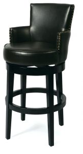 Comfy Counter Height Swivel Bar Stools with Arms – goodworksfurniture