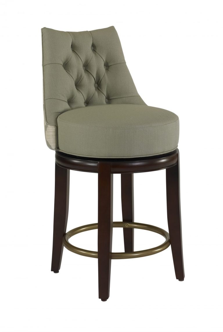 Comfy Counter Height Swivel Bar Stools with Arms – goodworksfurniture