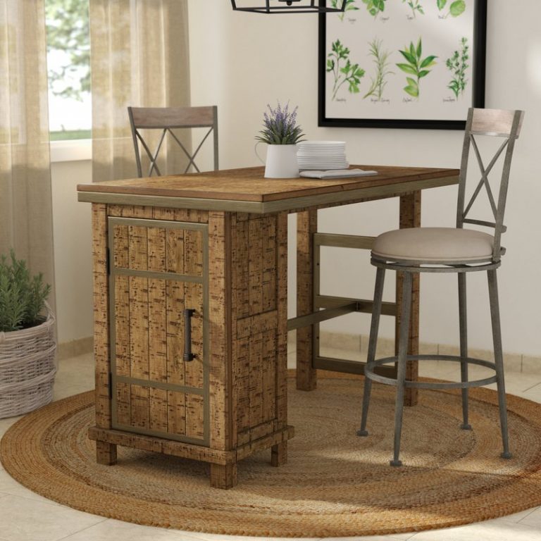 Elegant Counter Height Dining Table with Storage – goodworksfurniture