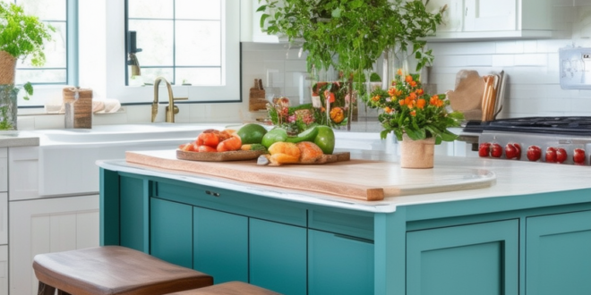 Island Oasis: Small Kitchen Design Solutions – goodworksfurniture