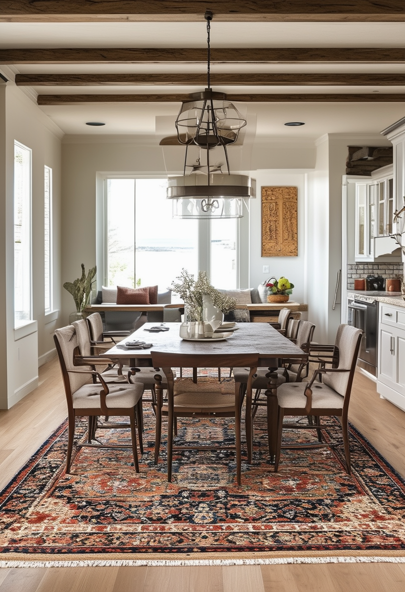 Dining Room Area Rugs: Transform Your Space with Texture ...