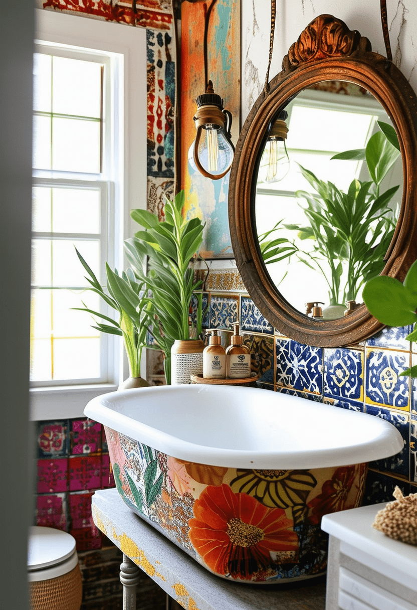 Unique Elements to Create Your Eclectic Bathroom Oasis – goodworksfurniture